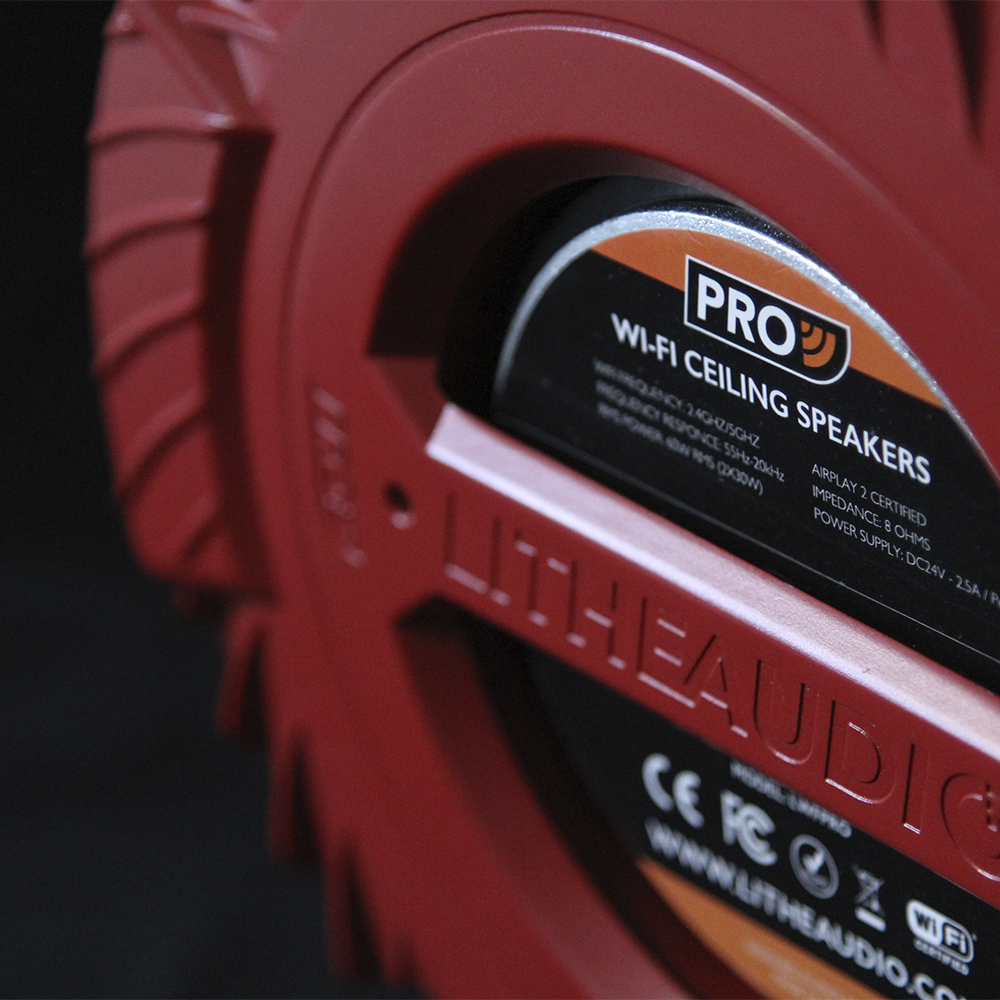 Lithe Audio Pro Series Wi-Fi Ceiling Speaker (Single) - Lithe Audio LTD
